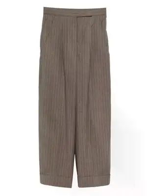 Max Mara Manetta Pinstripe Wool Trousers