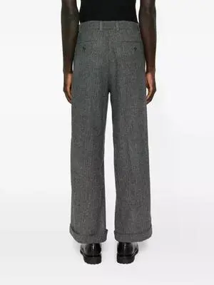 SAMSOE SAMSOE Cuffed Wide-leg Trousers
