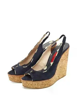 Carolina Herrera Open-toe Wedge Sandals