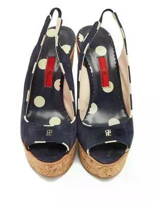 Carolina Herrera Open-toe Wedge Sandals