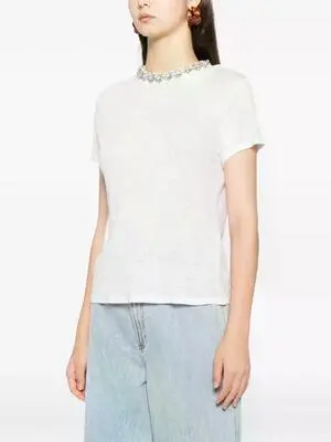 Zimmermann Crystal-embellished T-shirt