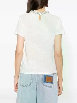 Zimmermann Crystal-embellished T-shirt