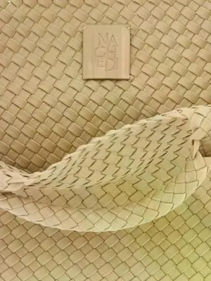 NAGHEDI Medium St. Barths Woven Tote Bag - Neutrals