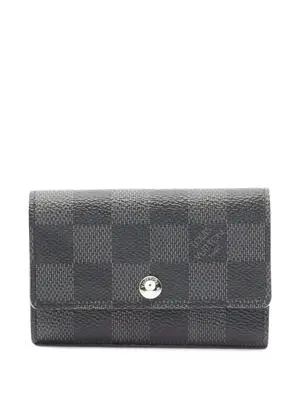 LOUIS VUITTON 2010 Damier 6 Wallet - Grey