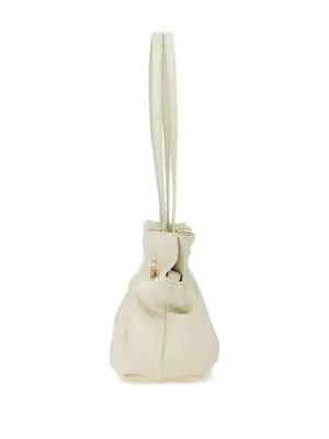 FERRAGAMO Gathered Shoulder Bag - Neutrals