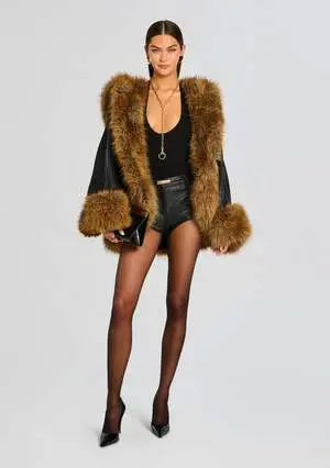 Retrofete Laurene Leather Coat