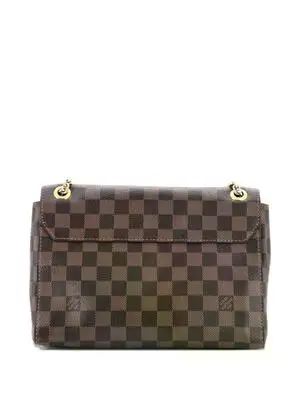LOUIS VUITTON Damier Vavin Leather Crossbody Bag - Brown