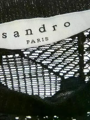 Sandro Lace Long-sleeve Top