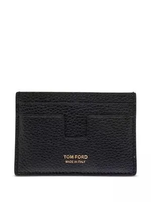 TOM FORD Calf Leather Cardholder - Black