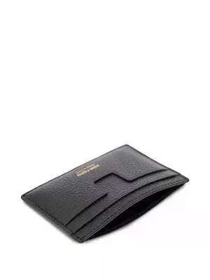 TOM FORD Calf Leather Cardholder - Black
