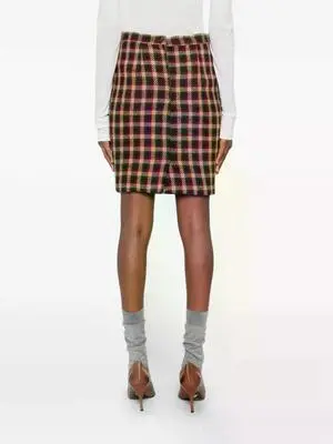 Valentino Garavani 1908s Checked Skirt