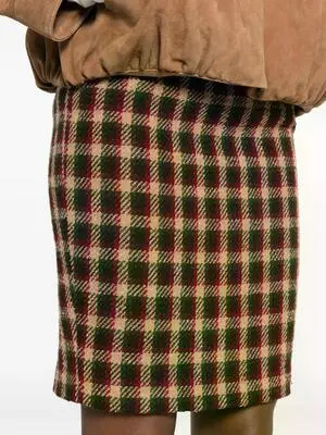 Valentino Garavani 1908s Checked Skirt