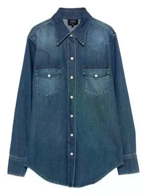 A.p.c. Pointed Collar Shirts For Women