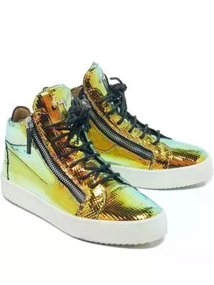 Giuseppe Zanotti Metallic Sneakers For Men