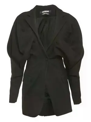 Jacquemus Pleated Wool Blazer