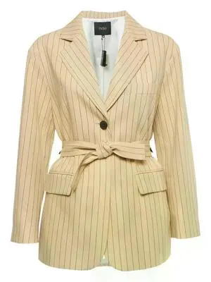 Maje Striped Outerwear For Women