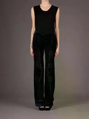Balmain Brocade Wide Leg Trouser