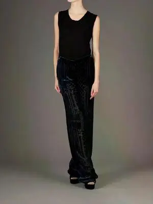 Balmain Brocade Wide Leg Trouser