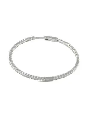 LB EXCLUSIVE Diamond Hoop Earrings