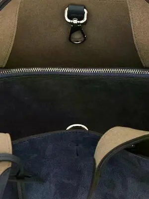 TOD'S Mini Apa Suede Tote - Blue