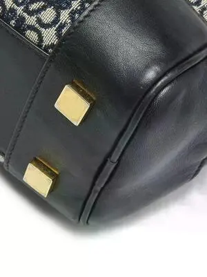 Loewe Amazona Jacquard Handbag - Black