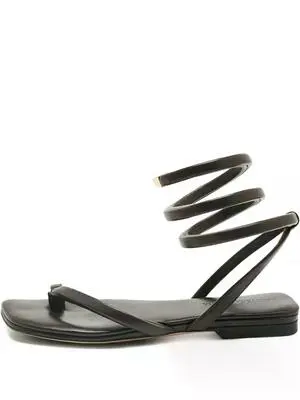 Bottega Veneta Spiral-strap Leather Sandals