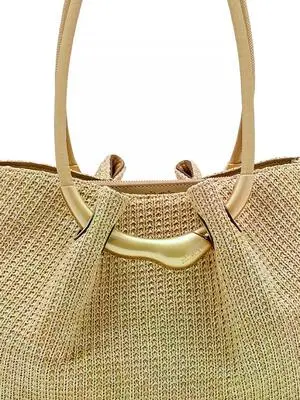 Cult Gaia Asa Ring-handle Tote Bag - Neutrals