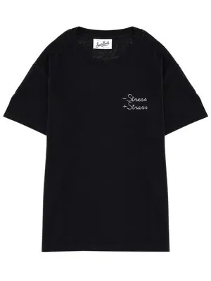 MC2 SAINT BARTH Cotton T-shirt - Black