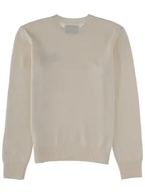 MC2 SAINT BARTH Jersey With Embroidery - Ivory