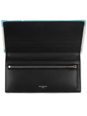Balenciaga Passport" Wallet - Blue