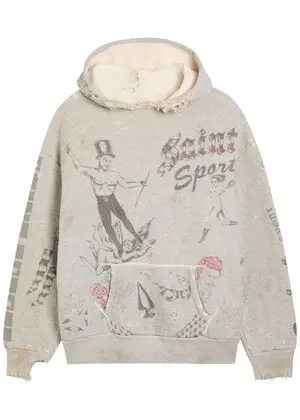 Saint Mxxxxxx Distressed Sweatshirts Hoodies For Men