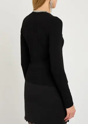 Rabanne Embellished Open-front Cardigan