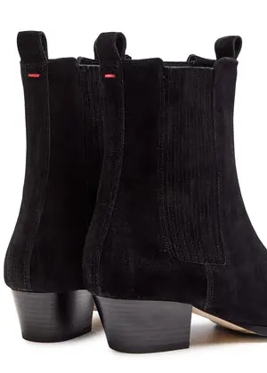 AeydĒ Agata 35 Suede Ankle Boots - Black