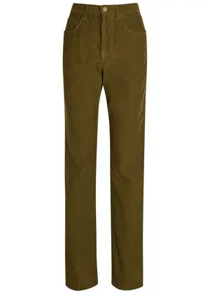 Saint Laurent Clyde Bootcut Corduroy Trousers