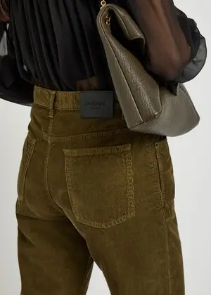 Saint Laurent Clyde Bootcut Corduroy Trousers