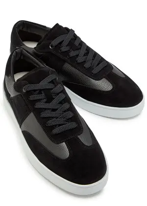 JUDE LLOW Pierre Panelled Leather Sneakers