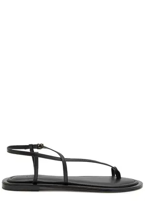 A.emery Reef Leather Sandals - Black
