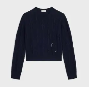 CELINE Crewneck Sweater IN Chains Cashmere