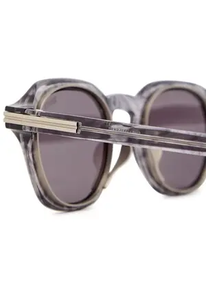 Zegna Round Frame Sunglasses