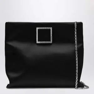 ROGER VIVIER Roger Vivier Trompette Clutch - Black