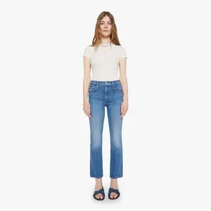 MOTHER The Insider Ankle Jeans - Blue