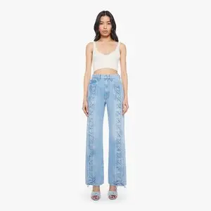 MOTHER The Tied Up Maven Sneak Care Less Jeans