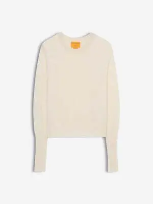 Guest In Residence Cashmere Crew Neck Sweater - Beige