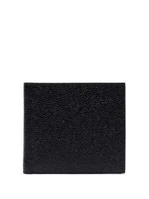 Thom Browne Leather Bifold Wallet - Black