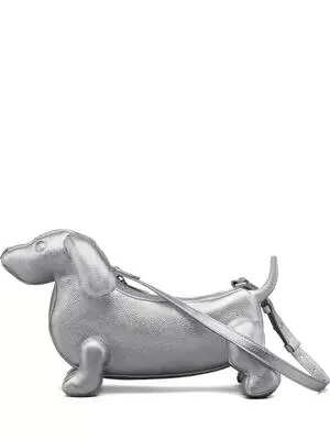 Thom Browne Hector Dog Shoulder Bag - Silver