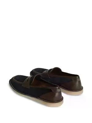 Dolce & Gabbana Panelled Penny Loafers