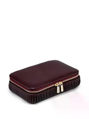 Wolf Bella Zipped Jewellery Box - Red