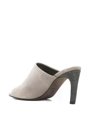 Brunello Cucinelli Embellished Open Toe Sandals