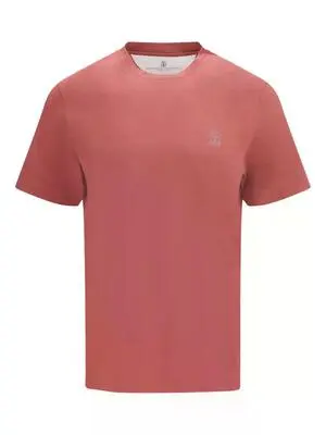 Brunello Cucinelli Logo-detail T-shirt