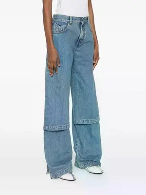 Attico Five-pocket Cotton Jeans